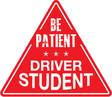 StickersEye Student Driver Sticker, Safety Signs for New Learner ...