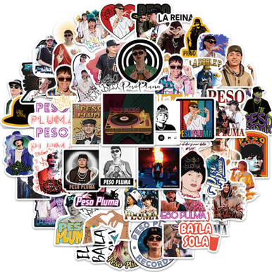 50pcs Mexican Rapper Singer Peso Pluma Stickers for Water Bottles ...