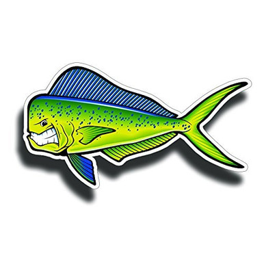 2 Pieces Mahi Mahi Sticker Decal, 5.5 inches - Salt Life Stickers ...