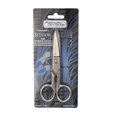 Technicion's multi purpose scissor for cutting & stripping of ethernet ...