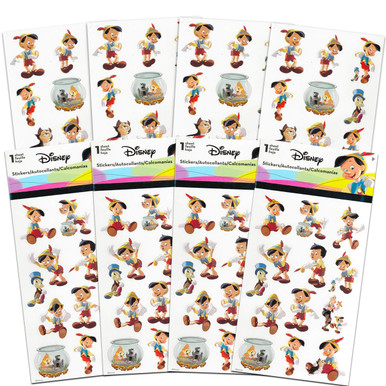 Disney Pinocchio Stickers Party Favors Set ~ Bundle Includes Over 100 ...
