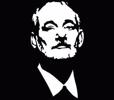 Bill Murray Outline Face Figure Car Vinyl Window Decal Truck White, Die ...