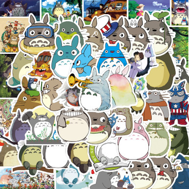 Anime Stickers 50Pcs Japanese Cartoon Stickers Waterproof Cute Stickers ...