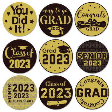 504 Pieces 2023 Graduation Stickers Congrats Grad Senior Class of 2023 ...