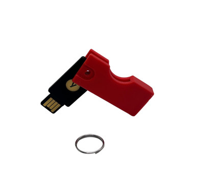 Designz3D Yubikey Protector Flip Case Keychain Holder (5 NFC Compatible ...