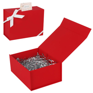 Gift Box with Magnetic Closure Lids for Presents, 8.7x6.7x4 Inch Luxury ...