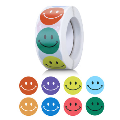 500 Pcs Incentive Stickers for Kids, 1 Inch Designs Round Reward ...