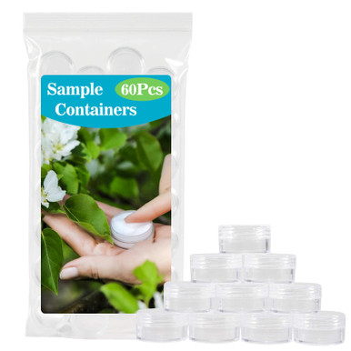 MAQIHAN 60Pcs Sample Containers - Sample Jars Tiny Container Mini ...