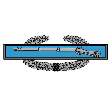 US Army - Combat Infantryman Badge Reflective Decal - 3.5 Inch Wide ...