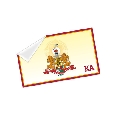 Kappa Alpha Order Licensed Decal Sticker 3x5 inches Laptop Decor (Kappa ...