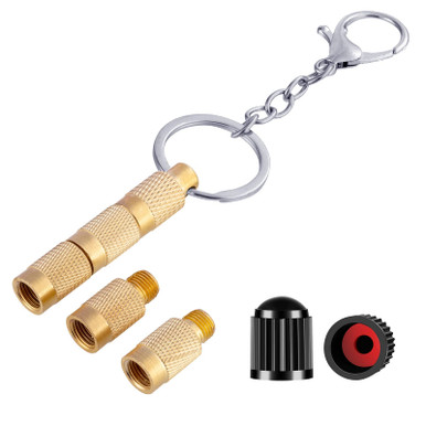 HZJD Tire Deflator, Made Brass, Universal Tire Valve Stem for SUVs ...