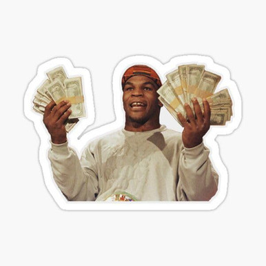 Funny Money Sticker Decal for Wall, Laptop, Cell, Truck Sticker for ...