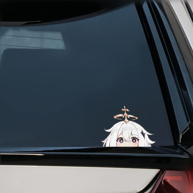 Mtuayz Genshin Impact Paimon Anime Vinyl Car Stickers Window Trunk ...