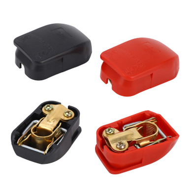 Battery Quick Disconnect Terminal Red Positive Black Negative Pole ...