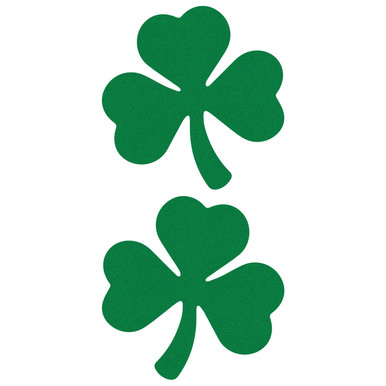LiteMark Reflective Green 4 Inch Shamrock Sticker Decal for Vehicles ...