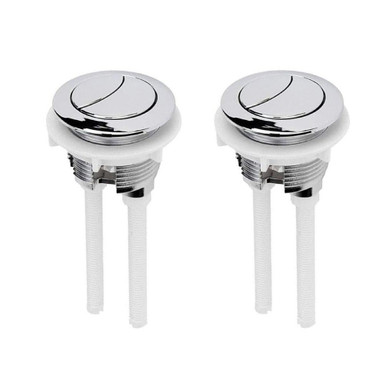2pcs Round Toilet Push Button Double Push Flushing Button Adjustable ...