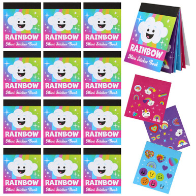 Unicorn Mini Sticker Book ~ 12 Unicorn Sticker Books with Rainbow ...