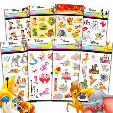 Disney Stickers Party Favors Mega Assortment for Girls - Bundle with 16 ...