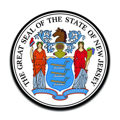 More Shiz New Jersey State Seal (2 Pack) Vinyl Decal Sticker - Car ...