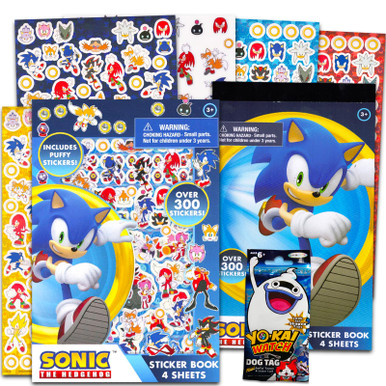 Sonic The Hedgehog Sticker Pack Ultimate Set ~ 500+ Sonic The Hedgehog ...