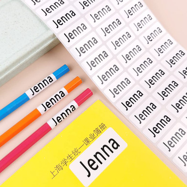Personalized Name Labels for Pens and Pencils,Custom Label Sticker ...