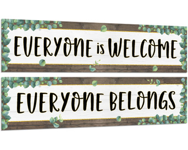 2 Pack Classroom Decorations Welcome Banner Bulletin Board Decor Poster ...