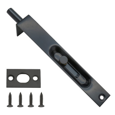Kyuionty Stainless Steel Door Flush Bolt Latch 6 Inch L Type Lever ...