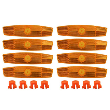 cici store 8 Pieces Bike Reflectors Bike Wheel Reflectors Spoke ...