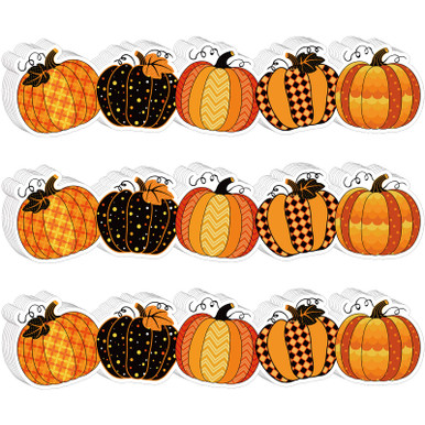 40 Pieces Pumpkin Bulletin Board Borders Fall Bulletin Border ...