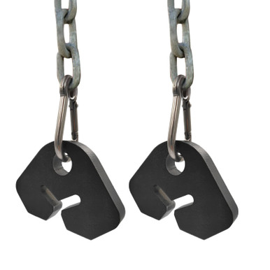 ZUIWAN 2 Pack Heavy Duty Steel Post Lifter - Use Chains,Hand Piece,Hand ...