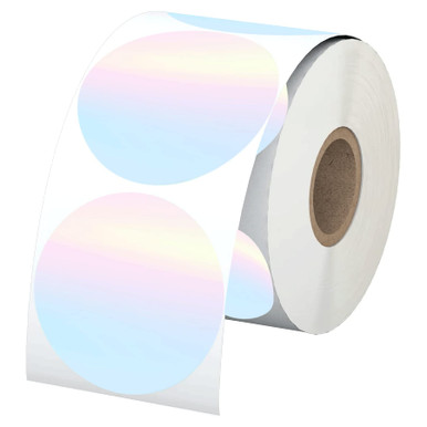 Direct Thermal Labels Stickers Round Watercolor Round Small Business ...