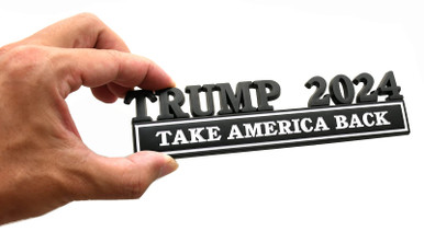 1pc Trump 2024 Sticker Trump Funny Sticker Take America Back 3D Emblem ...