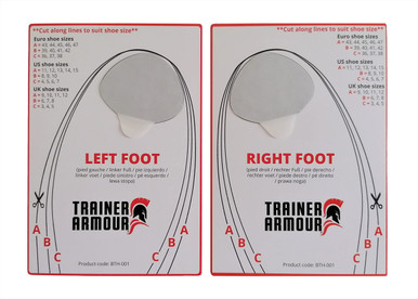 Trainer Armour - Big Toe Hole Preventer, self-Adhesive Patches with a ...