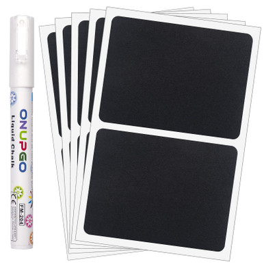 ONUPGO Chalkboard Pantry Labels, Large Chalkboard Labels Stickers for ...