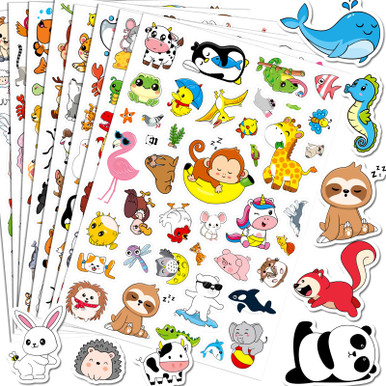 Cute Animal Stickers 999 Pieces Cute Stickers for Kids Water Bottle ...