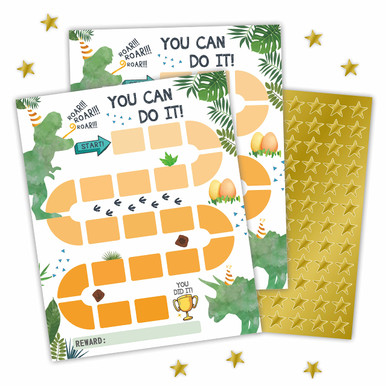 Jungle Dinosaur Reward Chart, Incentive Chart, Positive Behavior Chart ...