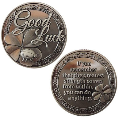 HARPIMER Lucky Coin Good Luck Sentimental Good Luck Coins Engraved ...