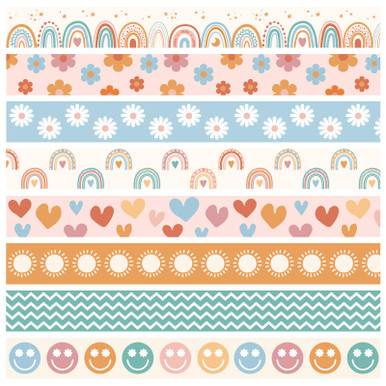 86Ft Boho Paper Bulletin Board Borders Back to School Classroom Decor ...