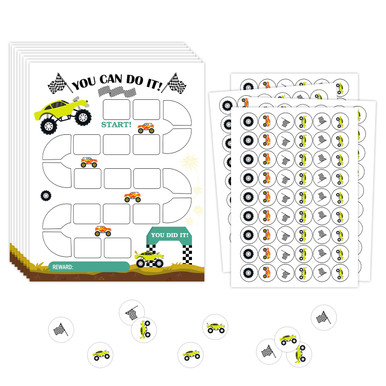 Behavior Reward Chart for Toddlers Boys Girls, You Can Do It, Monster ...
