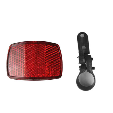 Bike Front/Rear Reflector Kit, Red Bicycle Handlebar Reflector Front ...
