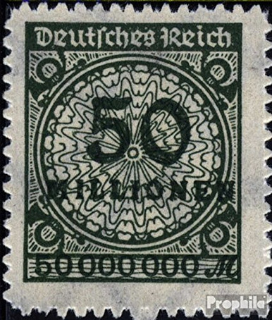 German Empire 321B HT, Anchor in Basket lid 1923 Hyperinflation (Stamps ...