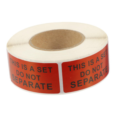 EXCEART 1 Roll Set Do Not Remove Label Sticker Paper Matte Self ...