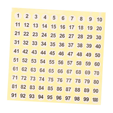 MAGICLULU 100pcs Digital Label Logo Stickers Stickers Window Stickers ...