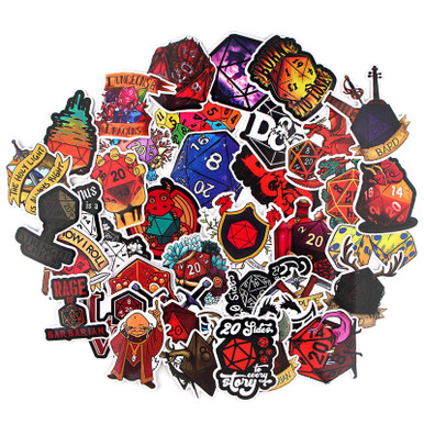 Dungeons and Dragons Cartoon Stickers There are 38 Cartoon Stickers ...