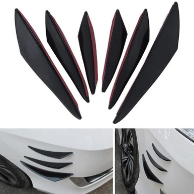 Universal Car Rubber Front Bumper Lip Mini Spoiler for car Accessories ...