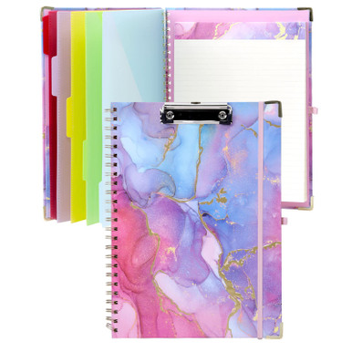 EOOUT A4 Clipboard with Storage, Clipboard Folio, 5 Extra Folders with ...