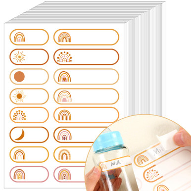 1088 Pcs Baby Bottle Labels for Daycare Waterproof Name Labels Adhesive ...