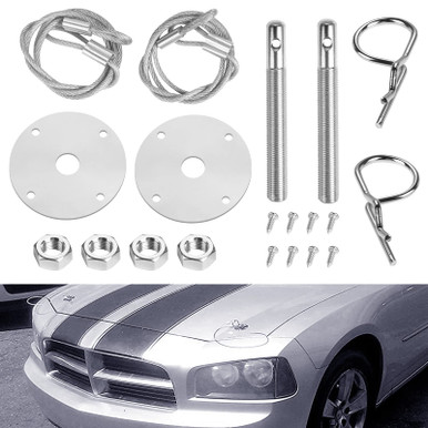 Universal Hood Pin Plate Lock,Engine Hood Pin Plate Bonnet Lock Clip ...