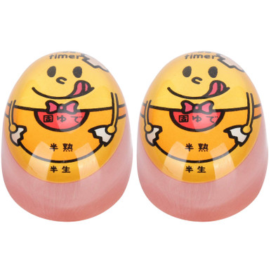 2Pcs Egg Timer Resin Kitchen Timer,Hard Boiled Egg Timers Change in ...