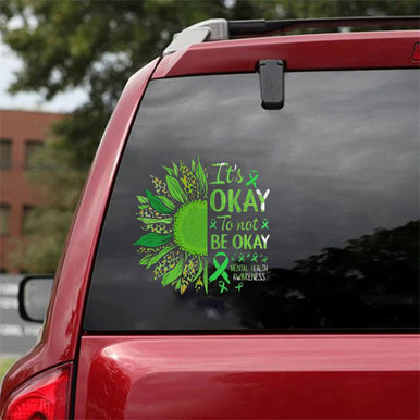 Mental Health Awareness It's Okay to Not Be Okey Green Leopard ...
